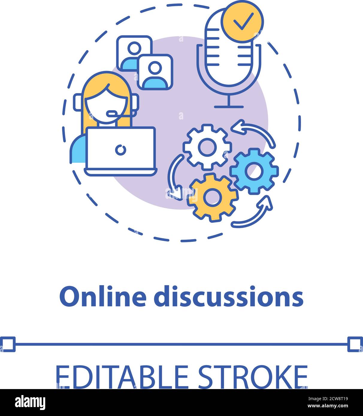 Online discussions hi-res stock photography and images - Alamy