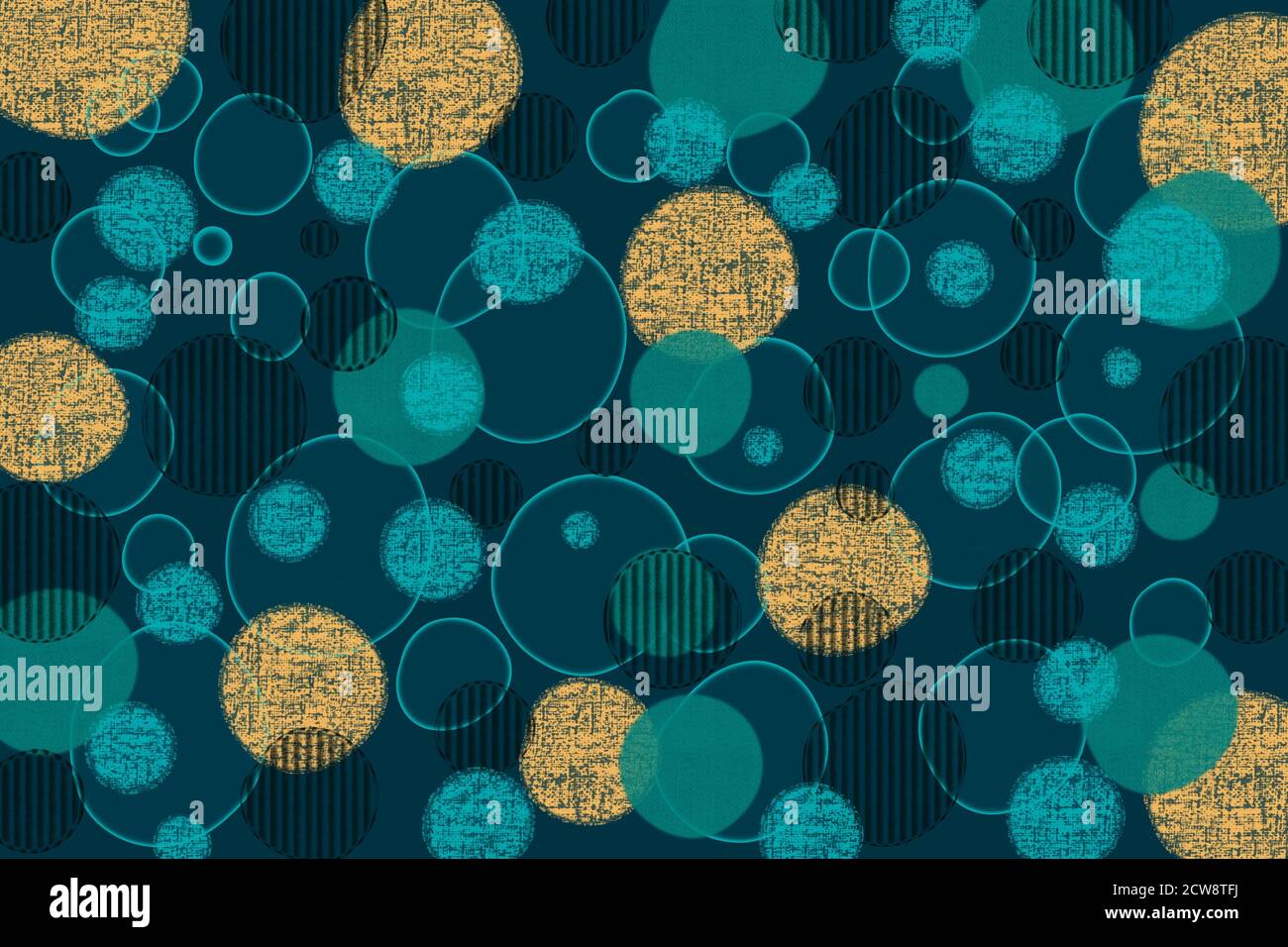 Illustration of seamless blue texture with circle patterns Stock Photo ...