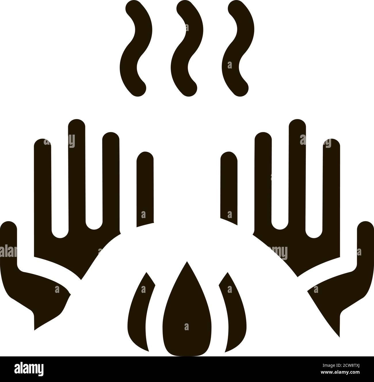 Hands Fragrant Flower Icon Illustration Stock Vector Image & Art - Alamy