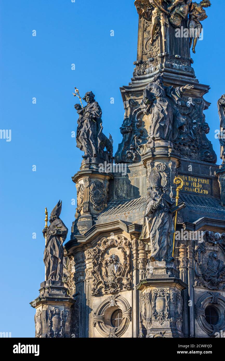 Holy Trinity Column In Olomoucky High Resolution Stock Photography and ...