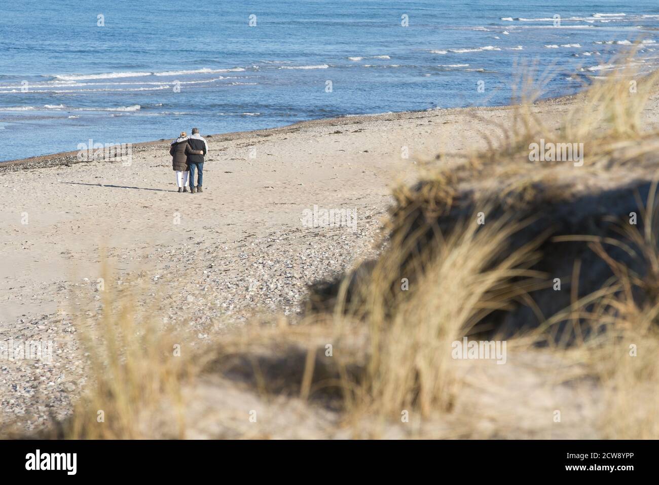 Beach at Tisvilde Hegn between Tisvilde and Liseleje in 2016 Stock ...