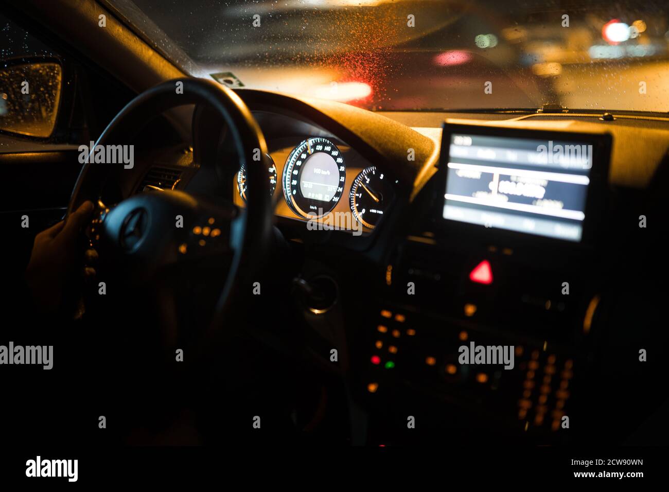 Car from inside Stock Photo - Alamy