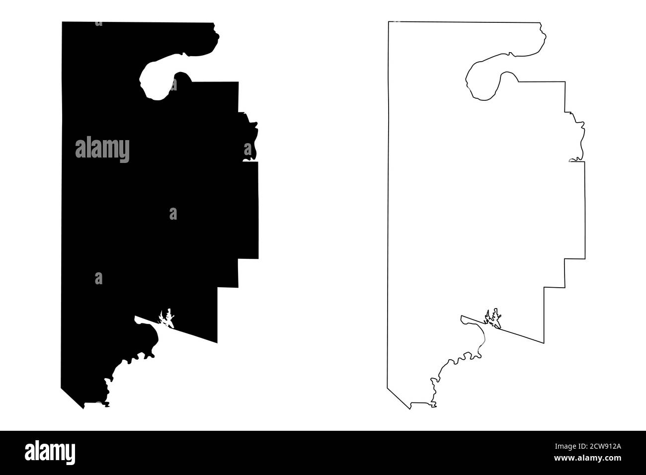 Map of greenwood mississippi Black and White Stock Photos & Images - Alamy