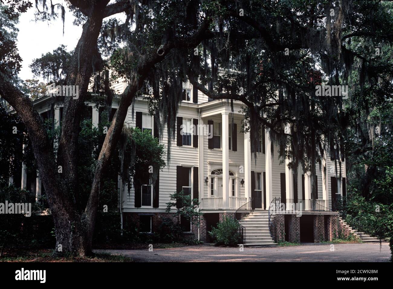 GRAND SOUTHERN STYLE HOUSE IN HISTORIC SAVANNAH, GEORGIA, USA, 1980s ...