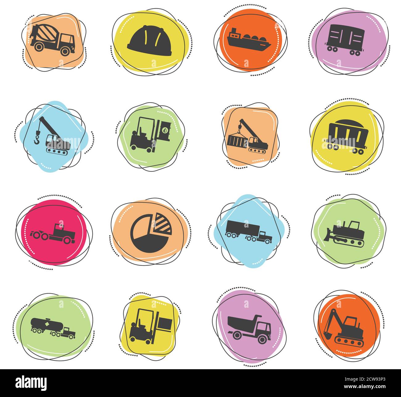 Industrial simply icons Stock Vector Image & Art - Alamy