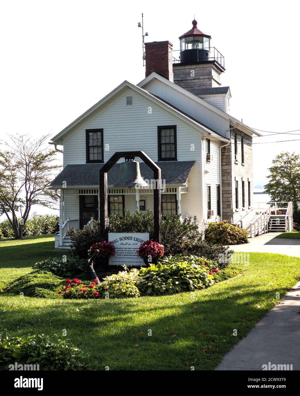 Big Sodus Lighthouse built in 1870 Stock Photo - Alamy