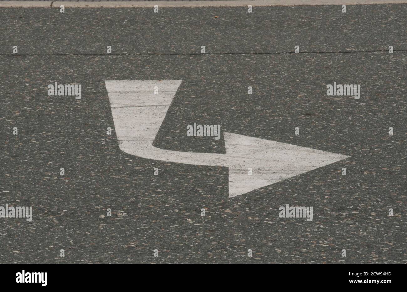 direction arrow points in one way, sign to move towards this direction ...