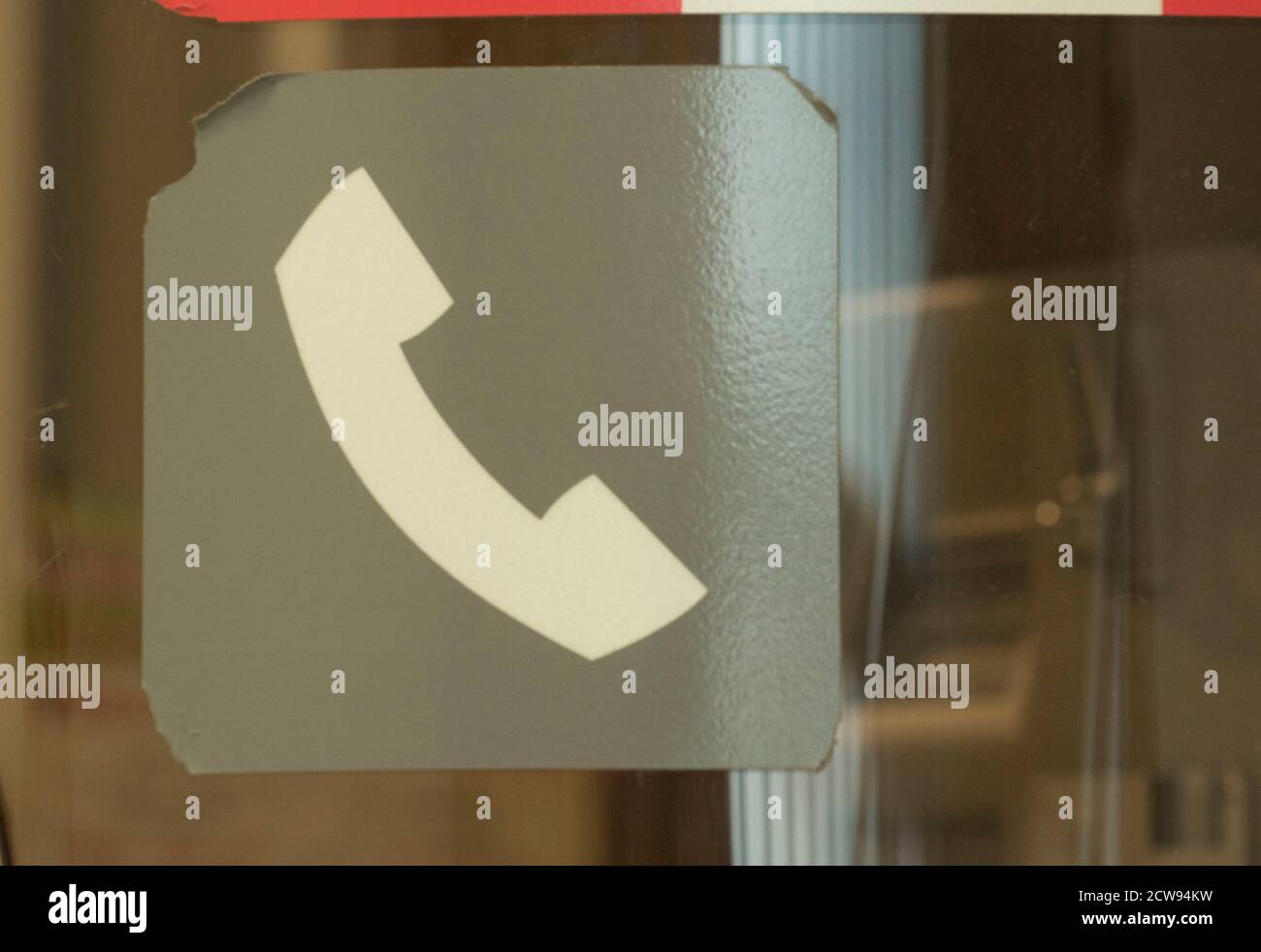 telephone or landline phone symbol, pictogram of a telephone receiver ...