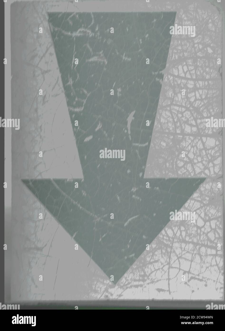 direction arrow points in one way, sign to move towards this direction ...