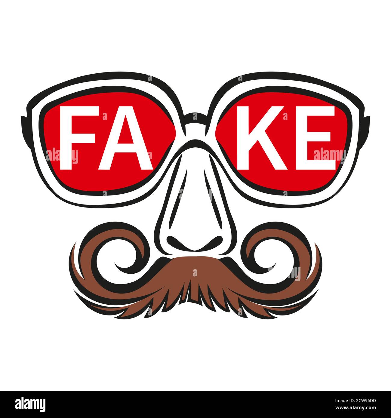 False face disguise Stock Vector Images - Alamy