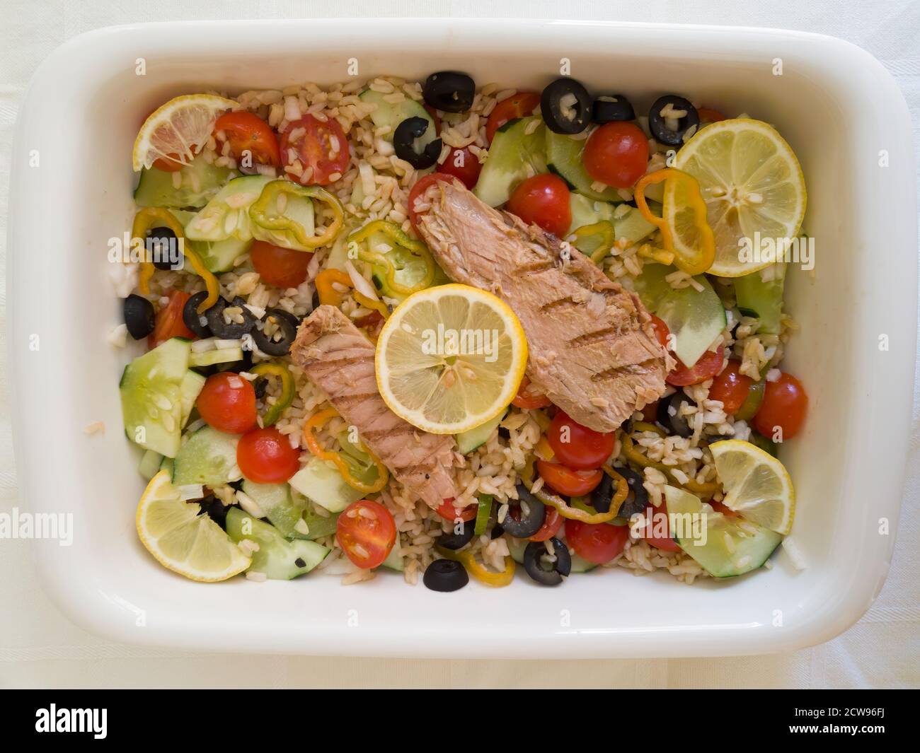 Balanced dish vegetables rice hi-res stock photography and images - Alamy