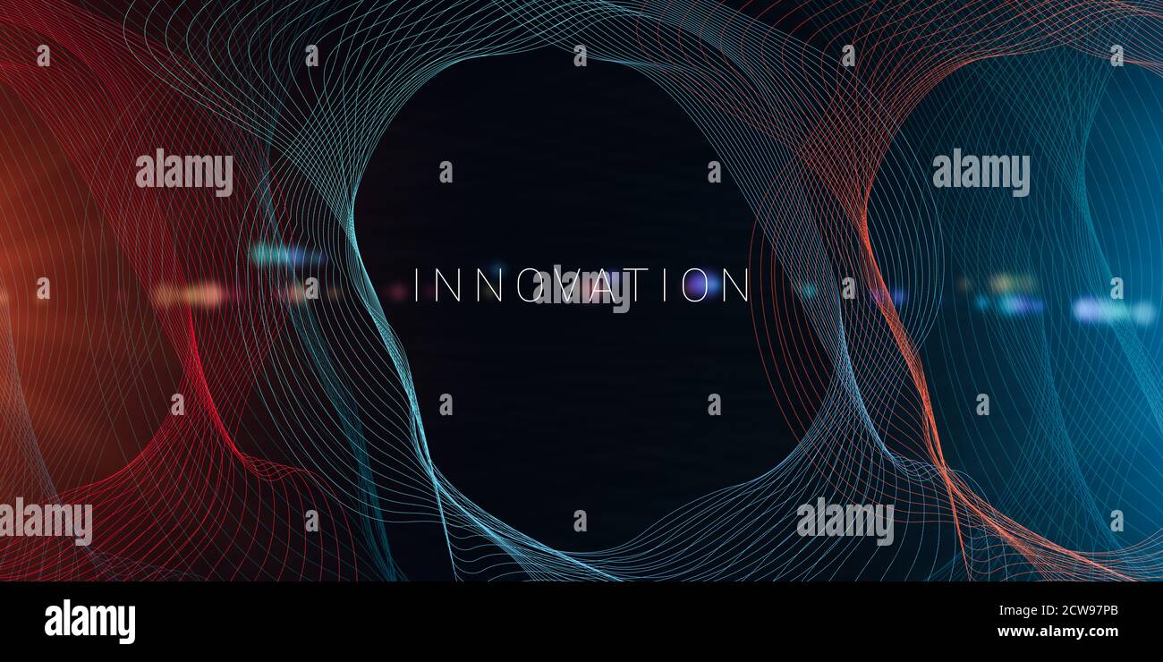 Abstract Technologic Background For Innovation Concept With Digital ...