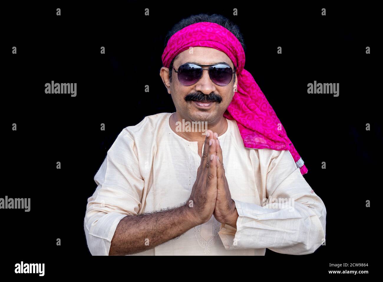 Indian namaskar prayer hands hi-res stock photography and images - Alamy