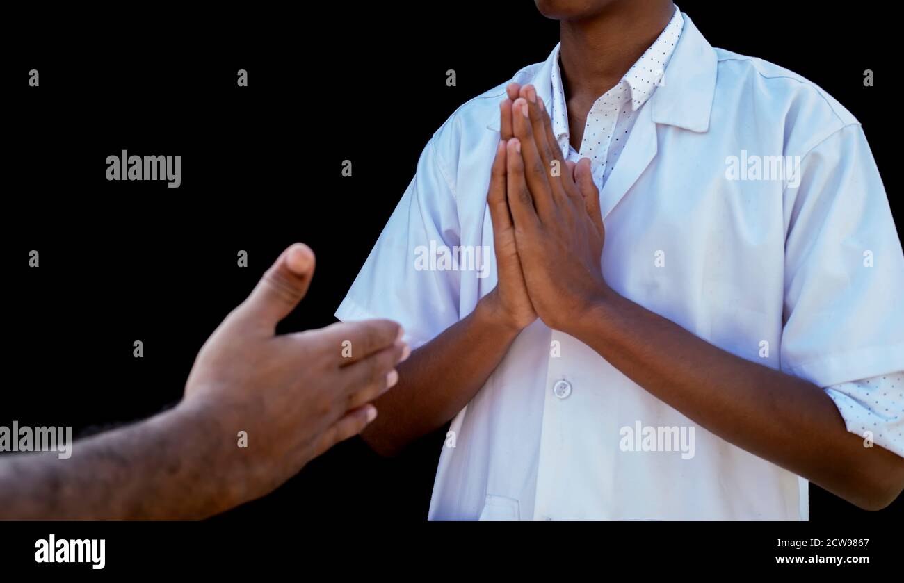 Doctor namaste hi-res stock photography and images - Alamy