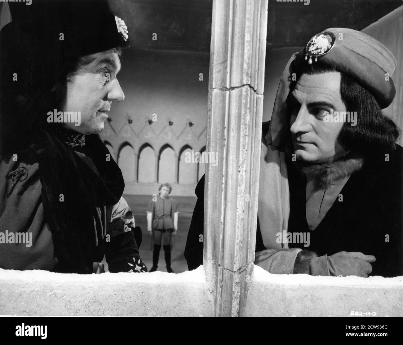 RALPH RICHARDSON PAUL HUSON and LAURENCE OLIVIER in RICHARD III 1955 ...