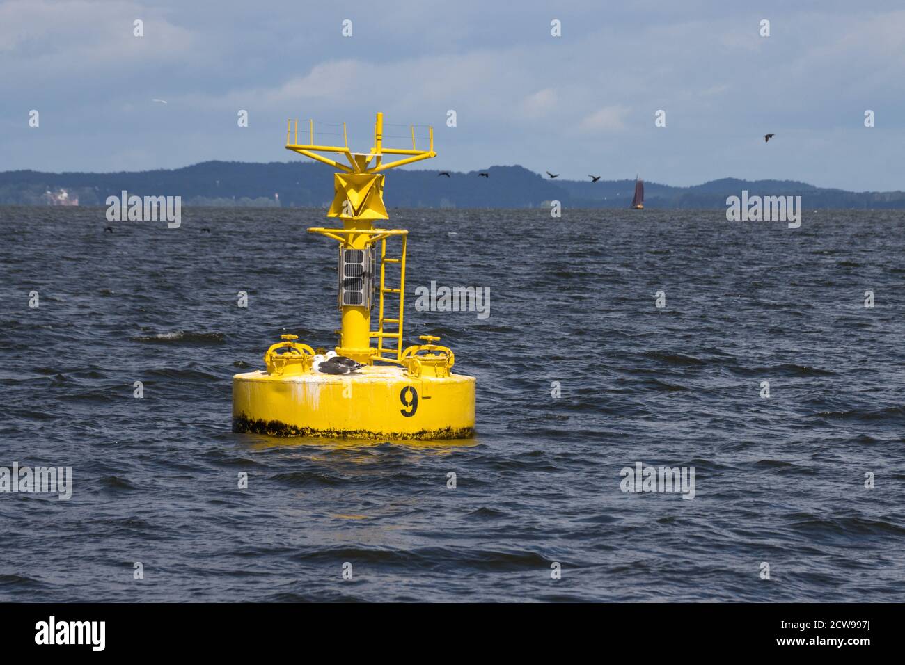 A sea bouy in the deep sea Stock Photo - Alamy