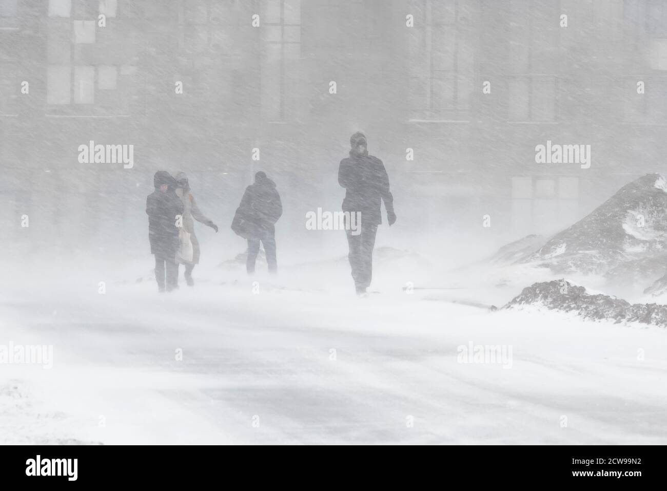 Strong wind umbrella woman hi-res stock photography and images - Alamy