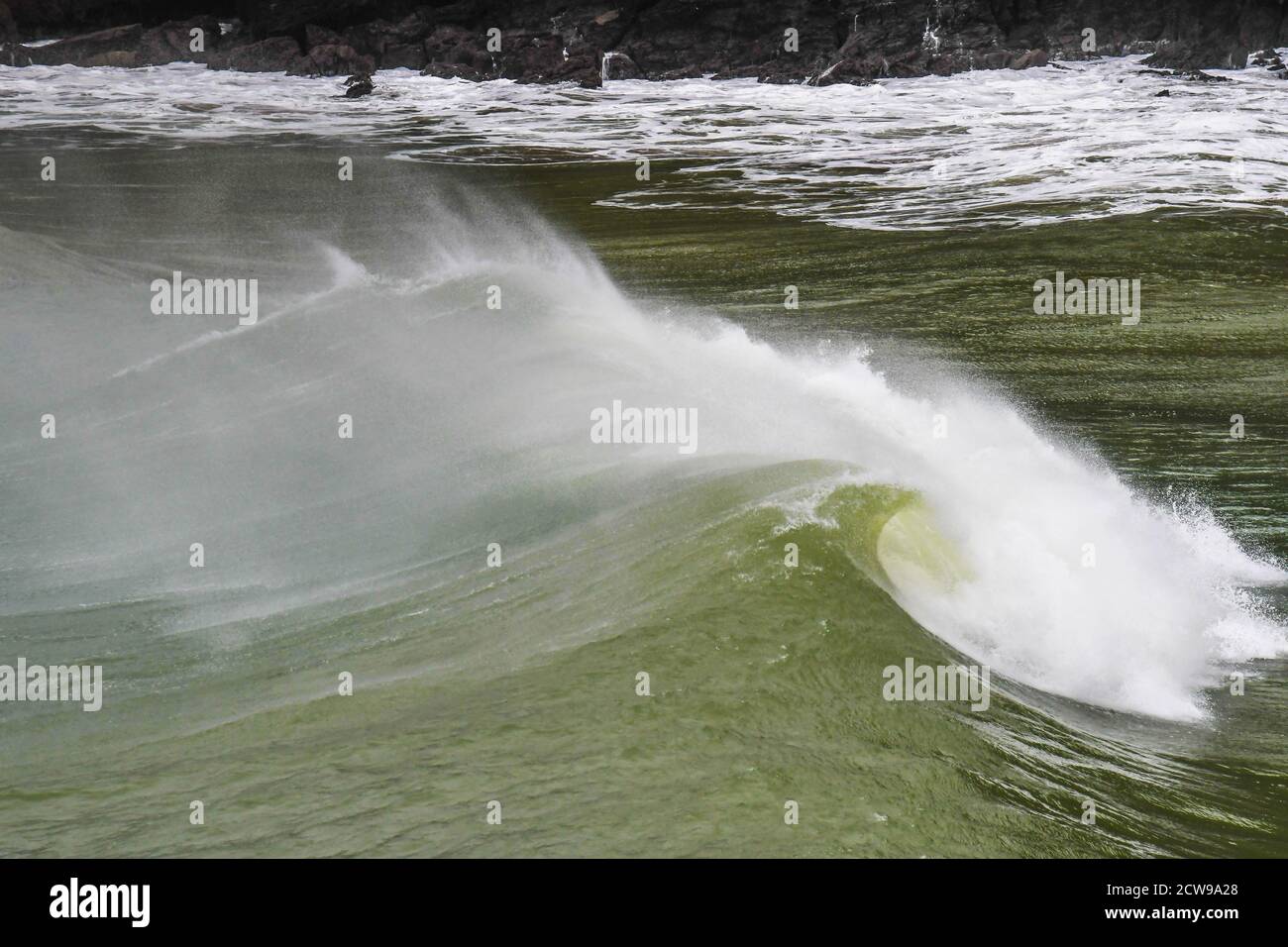 Against big waves hi-res stock photography and images - Alamy