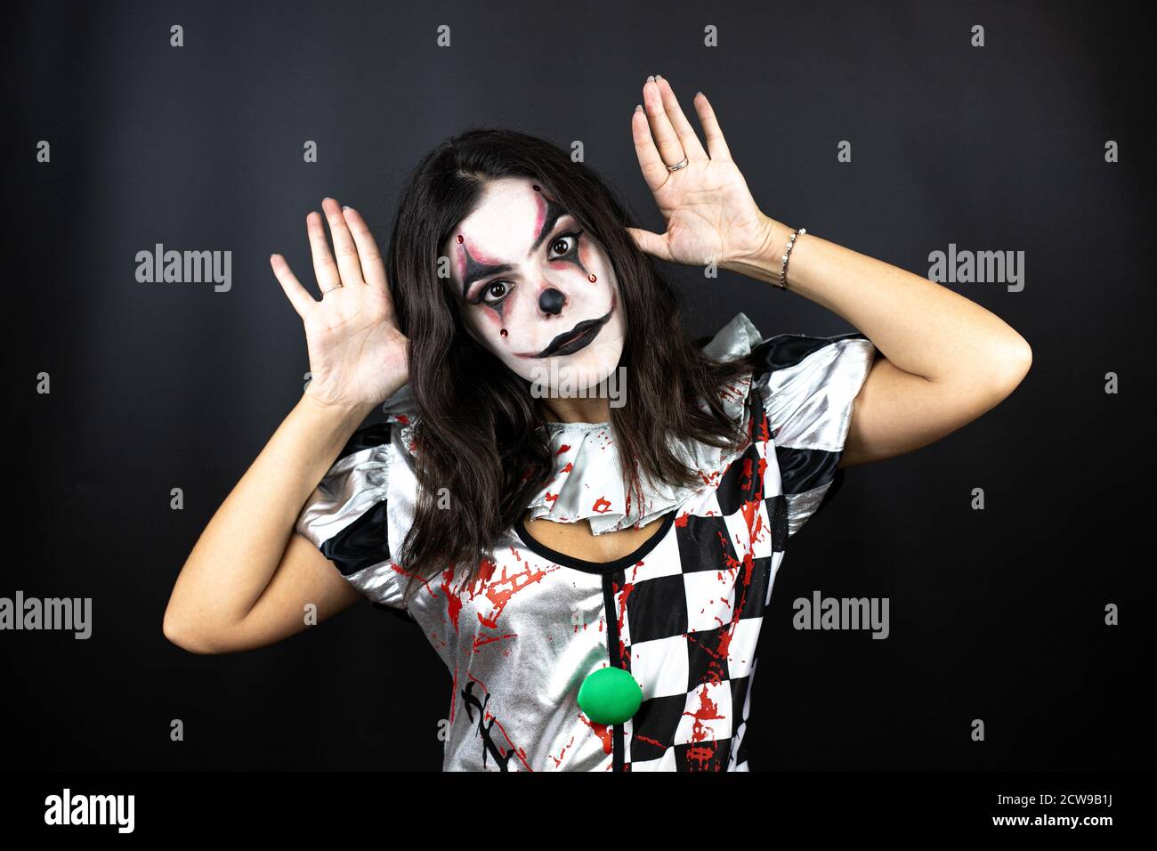 Scary Clown Makeup For Women