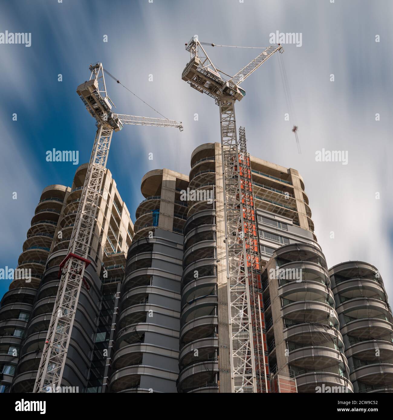 The Corniche under construction, an exclusive residential development ...