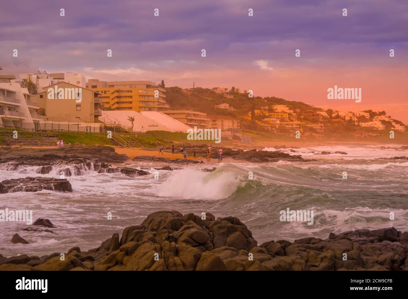 Ballito bay and beach in Durban South Africa Stock Photo - Alamy