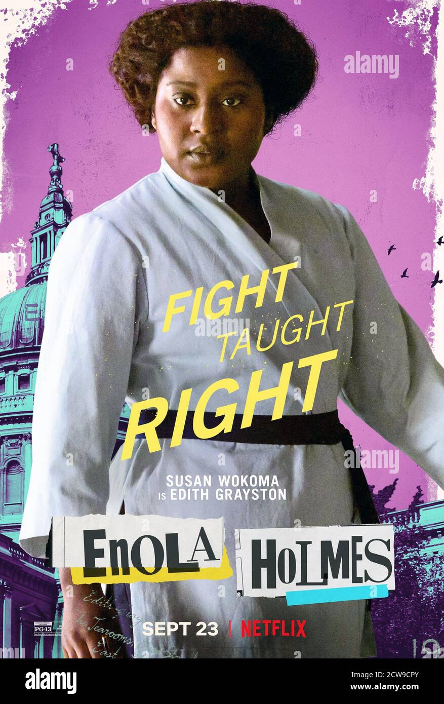ENOLA HOLMES, US character poster, Susan Wokoma, 2020. © Netflix ...