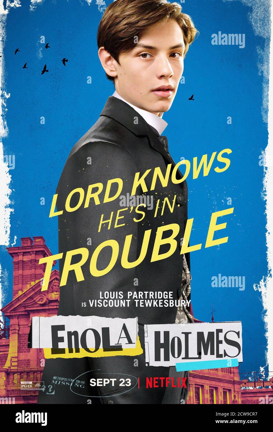 ENOLA HOLMES, US character poster, Louis Partridge, 2020. © Netflix ...