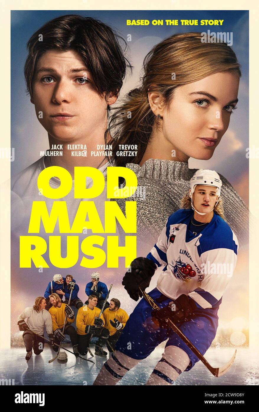 ODD MAN RUSH, poster, top from left: Jack Mulhern, Elektra Kilbey ...