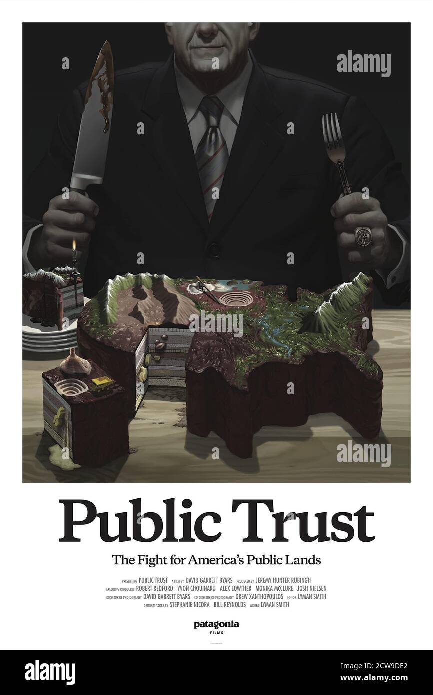 PUBLIC TRUST, US poster, 2020. © Patagonia Films /Courtesy Everett ...