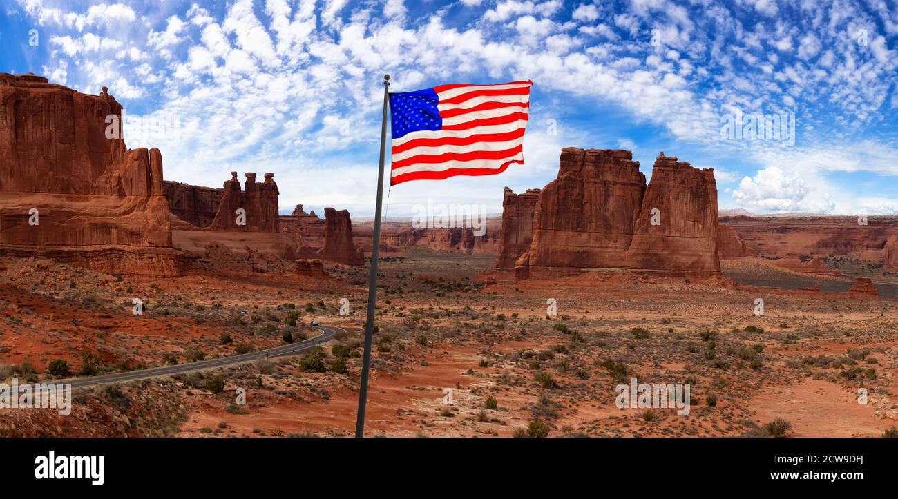 American National Flag Stock Photo - Alamy