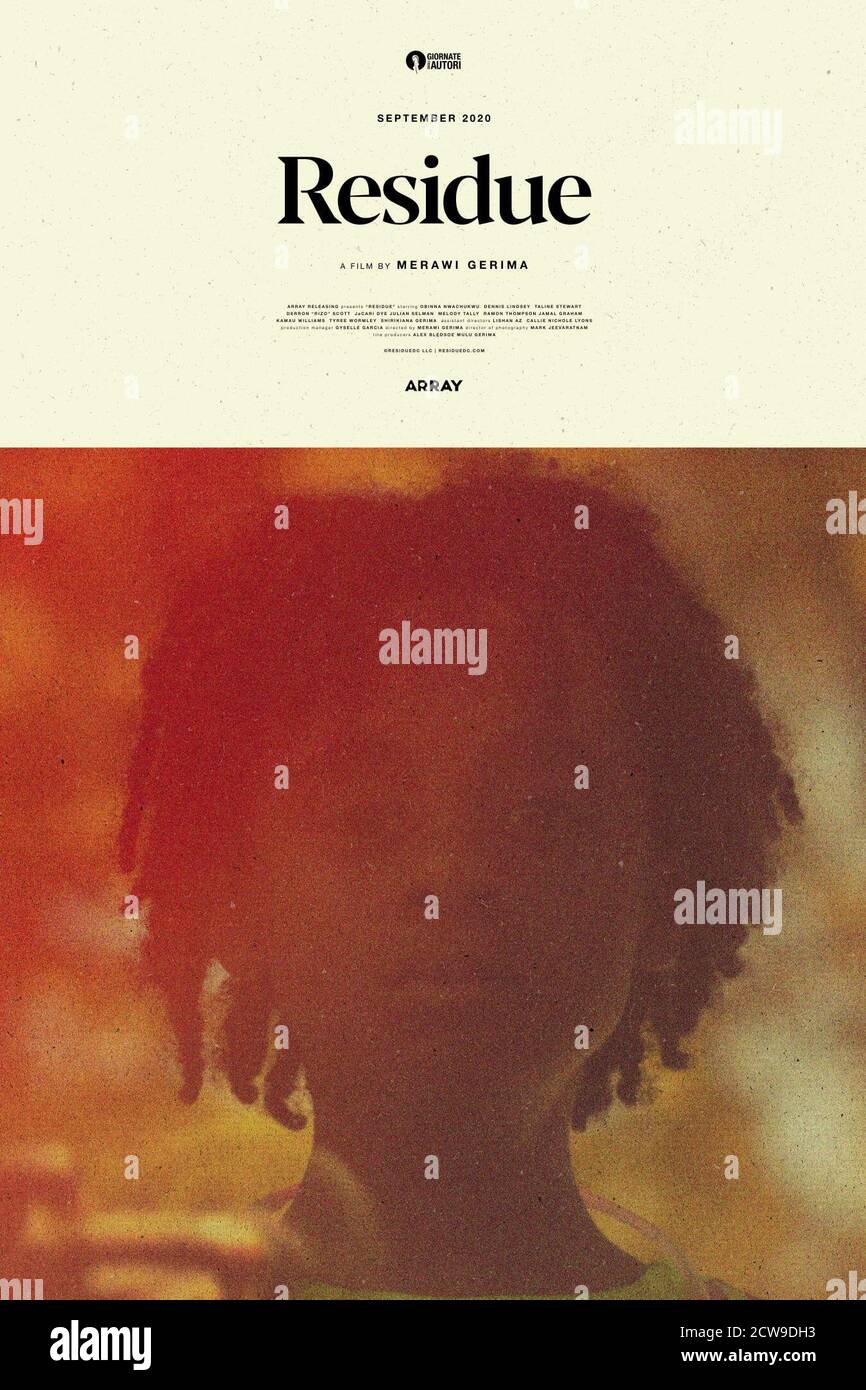 RESIDUE, US poster, Jacari Dye, 2020. © Netflix / Courtesy Everett ...