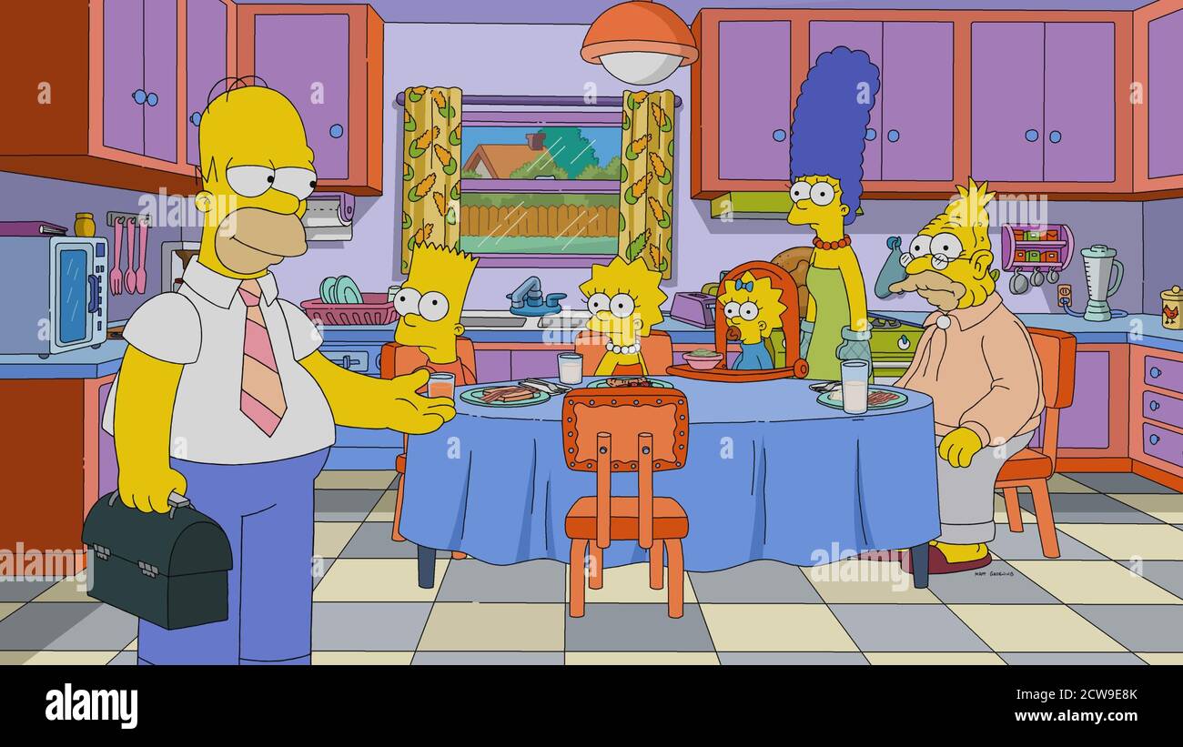 THE SIMPSONS, from left: Homer Simpson (voice by Dan Castellanata ...