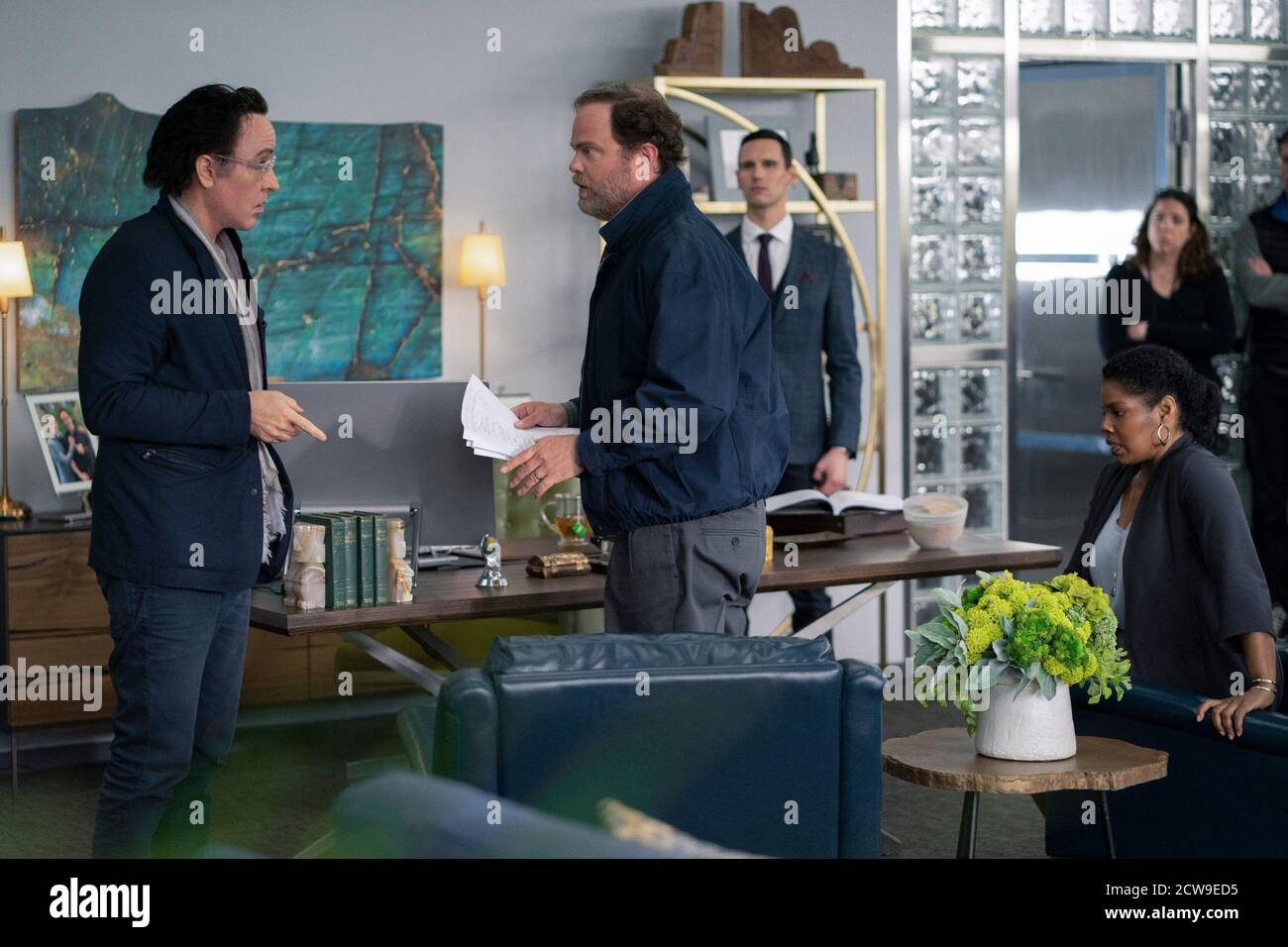 UTOPIA, John Cusack (left), Rainn Wilson (2nd from left) Cory Michael ...