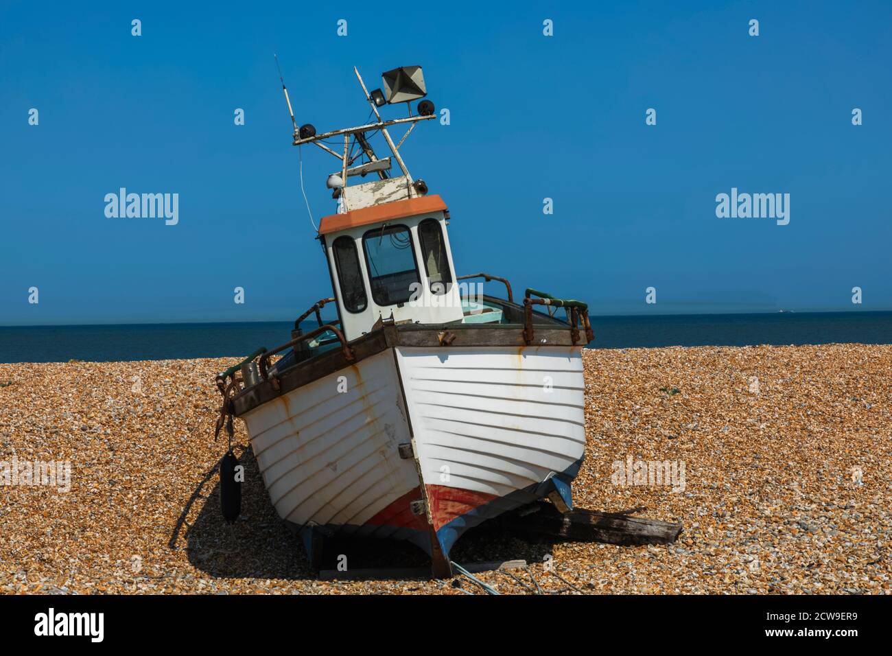 England, Kent, Dungeness, Clinker Fishing Boat Stock Photo - Alamy