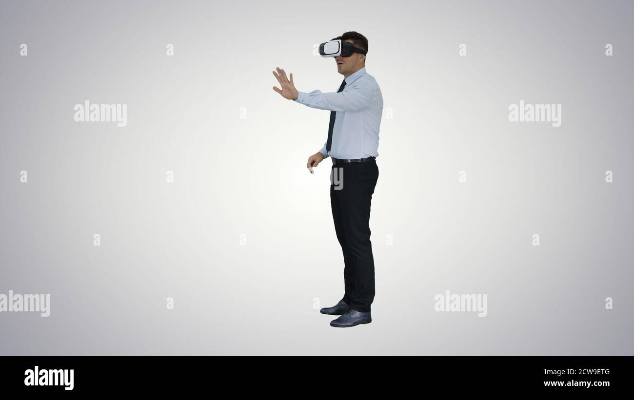 3d man walking in virtual hi-res stock photography and images - Alamy