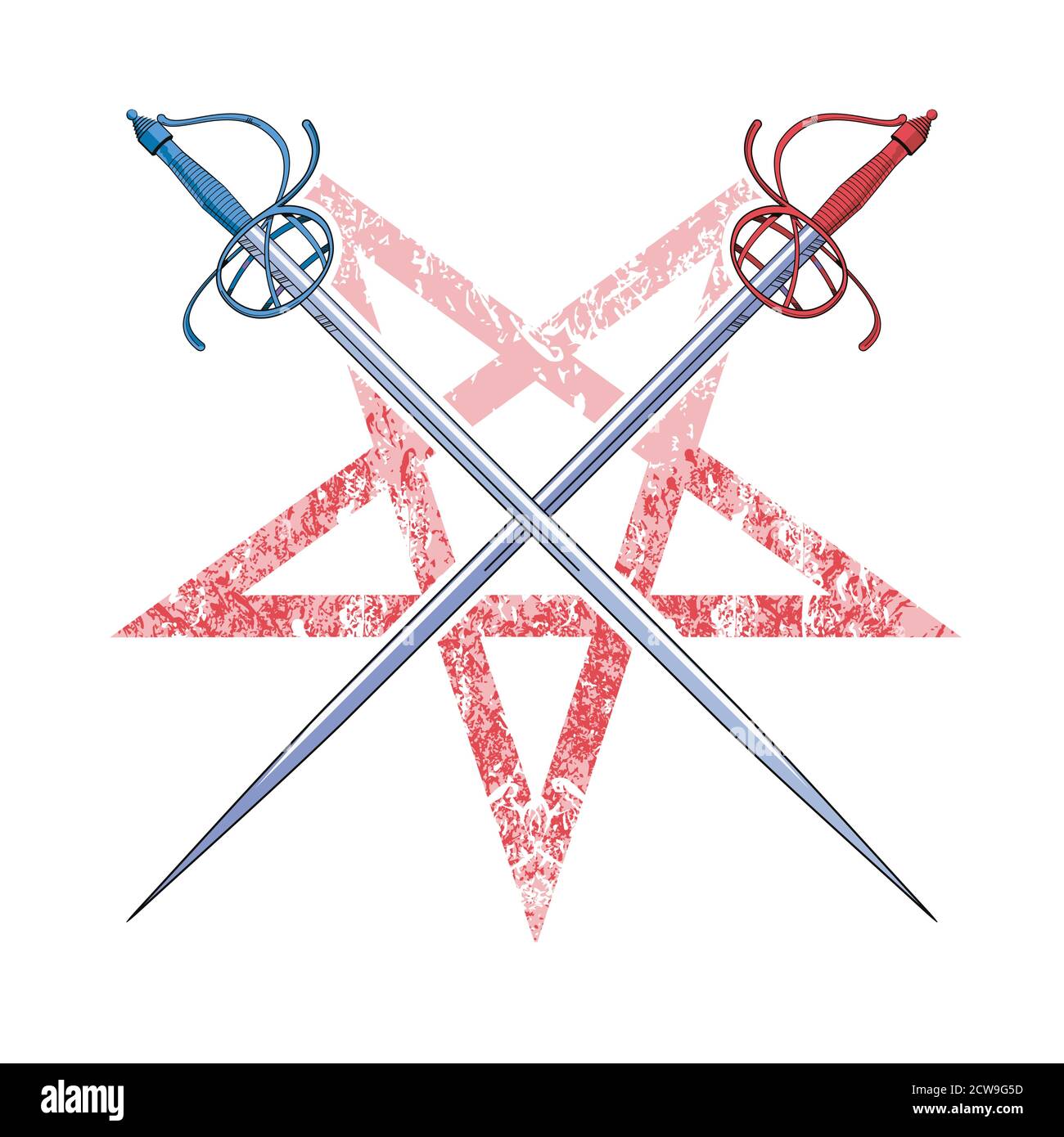 Inverted sword Stock Vector Images - Alamy