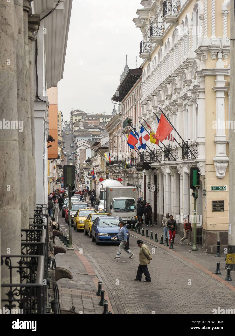 Quito ecuador chile street hi-res stock photography and images - Alamy