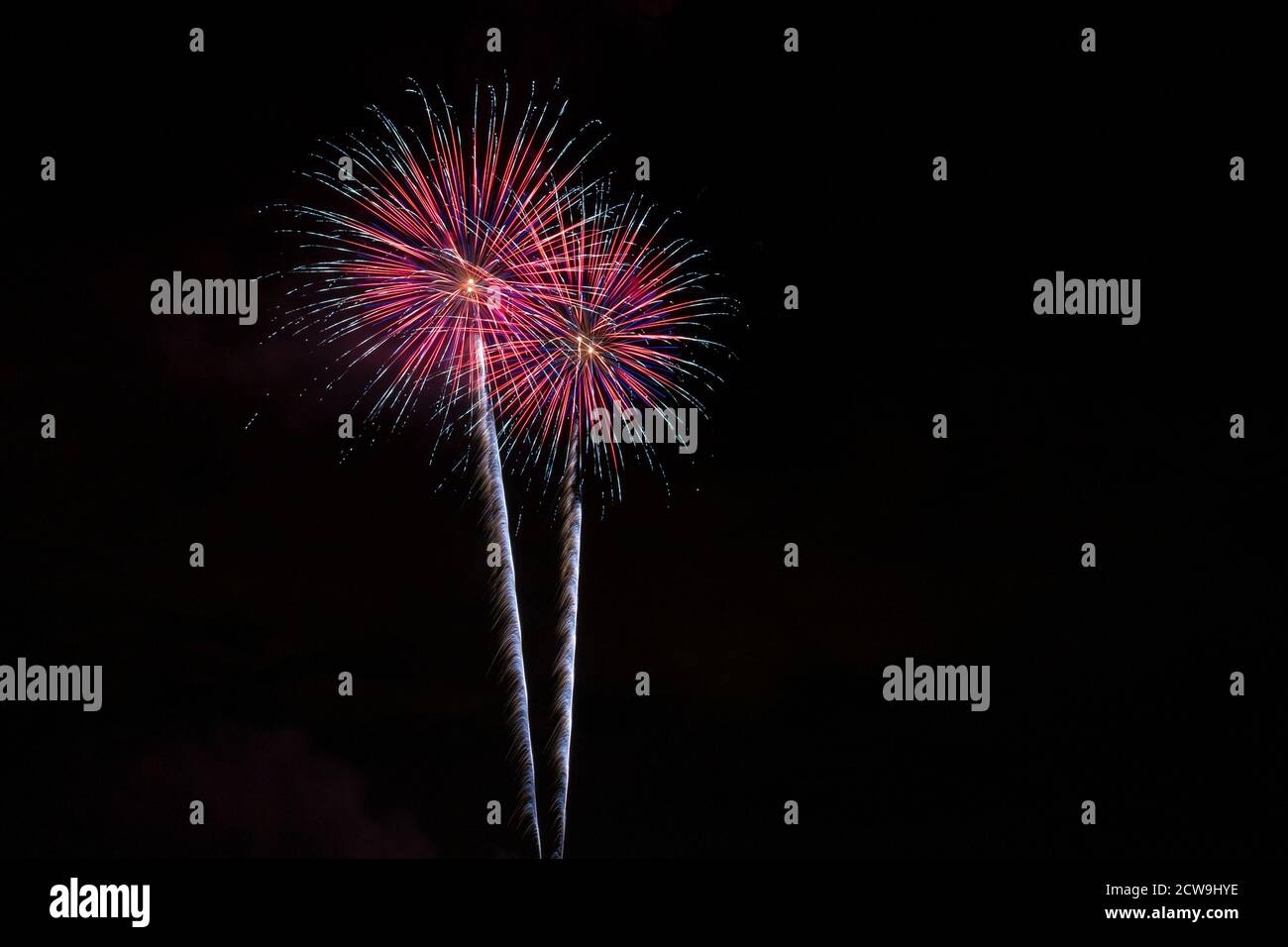 Closeup of isolated fireworks for compositing into your art Stock Photo ...
