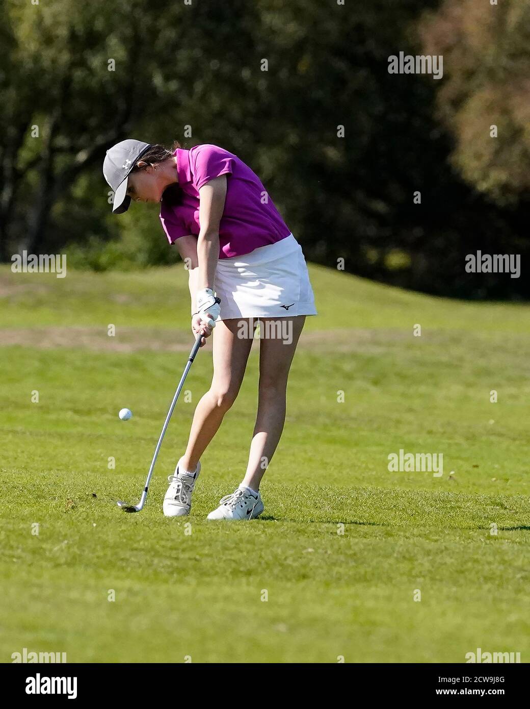 Swansea, UK. 27th Sep, 2020. Morgan Mellin in action during the Junior ...