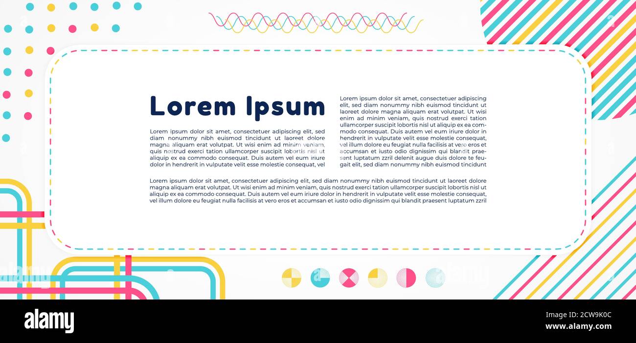 Geometric shape background abstract colorful concept frame overlap ...