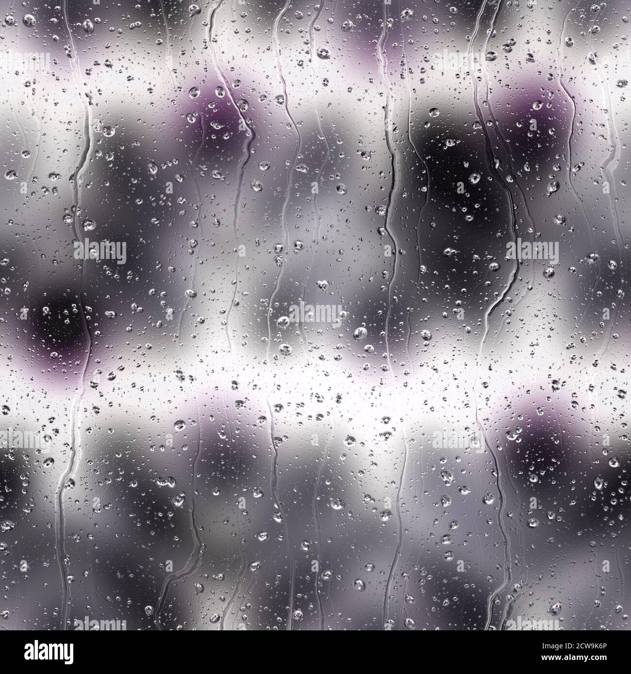 Seamless rain drop water repeat pattern on blur Stock Photo - Alamy