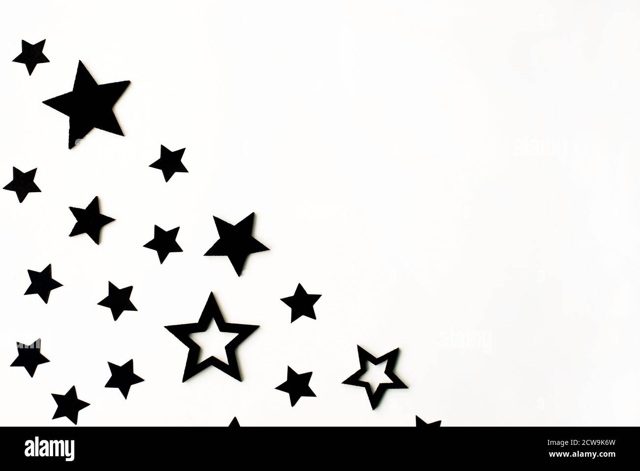 Playful white card black Cut Out Stock Images & Pictures - Alamy