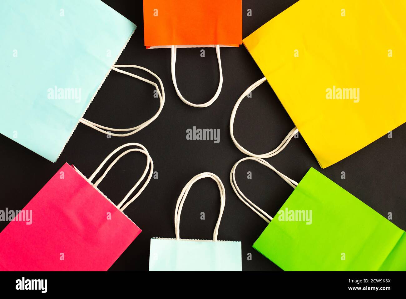 Shopping spree many bags hi-res stock photography and images - Alamy
