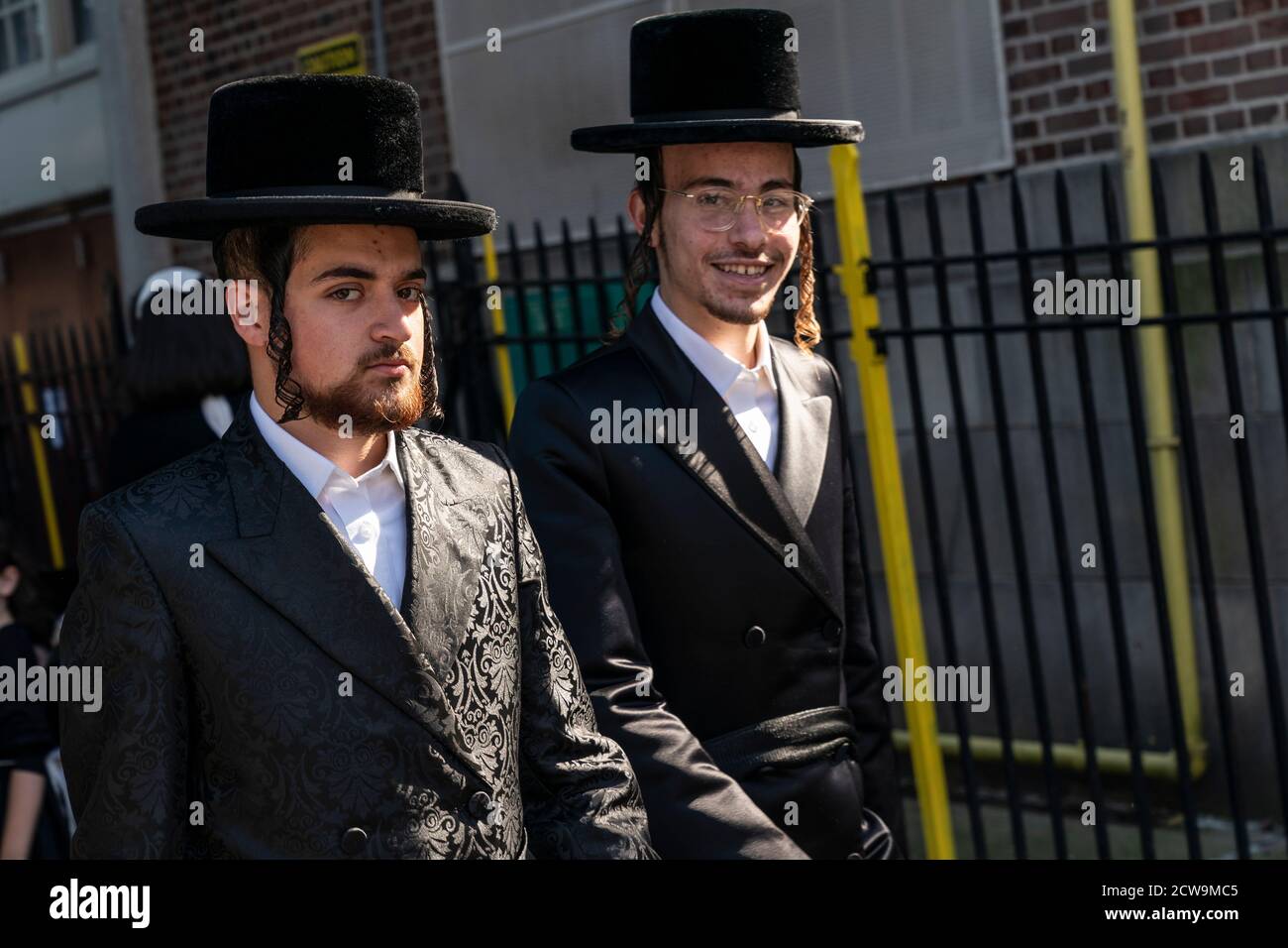 New York, NY - September 28, 2020: Religious Jewish people seen in ...
