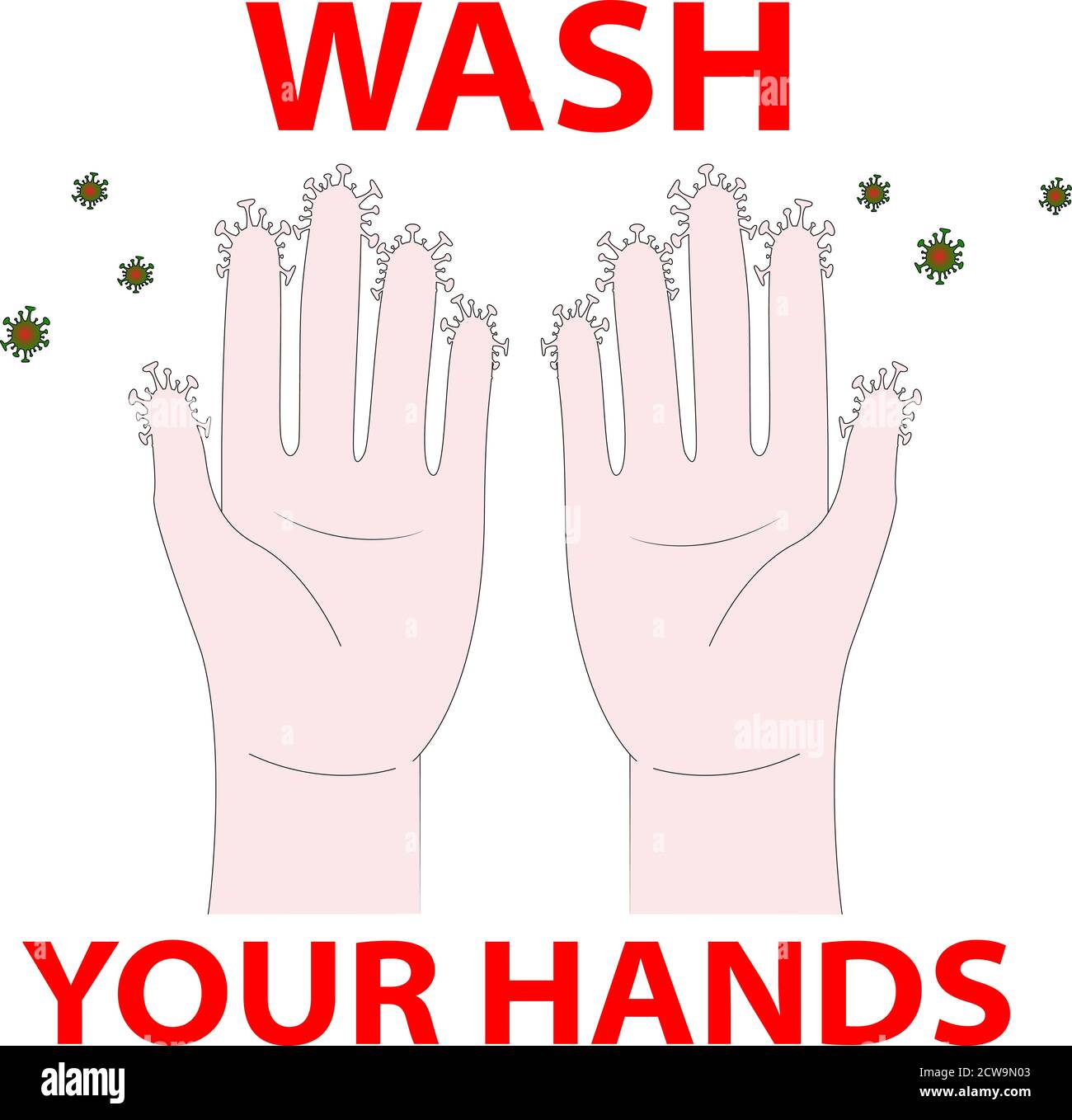 Hygiene. Cleaning Hands. Washing hands with soap and clean water ...