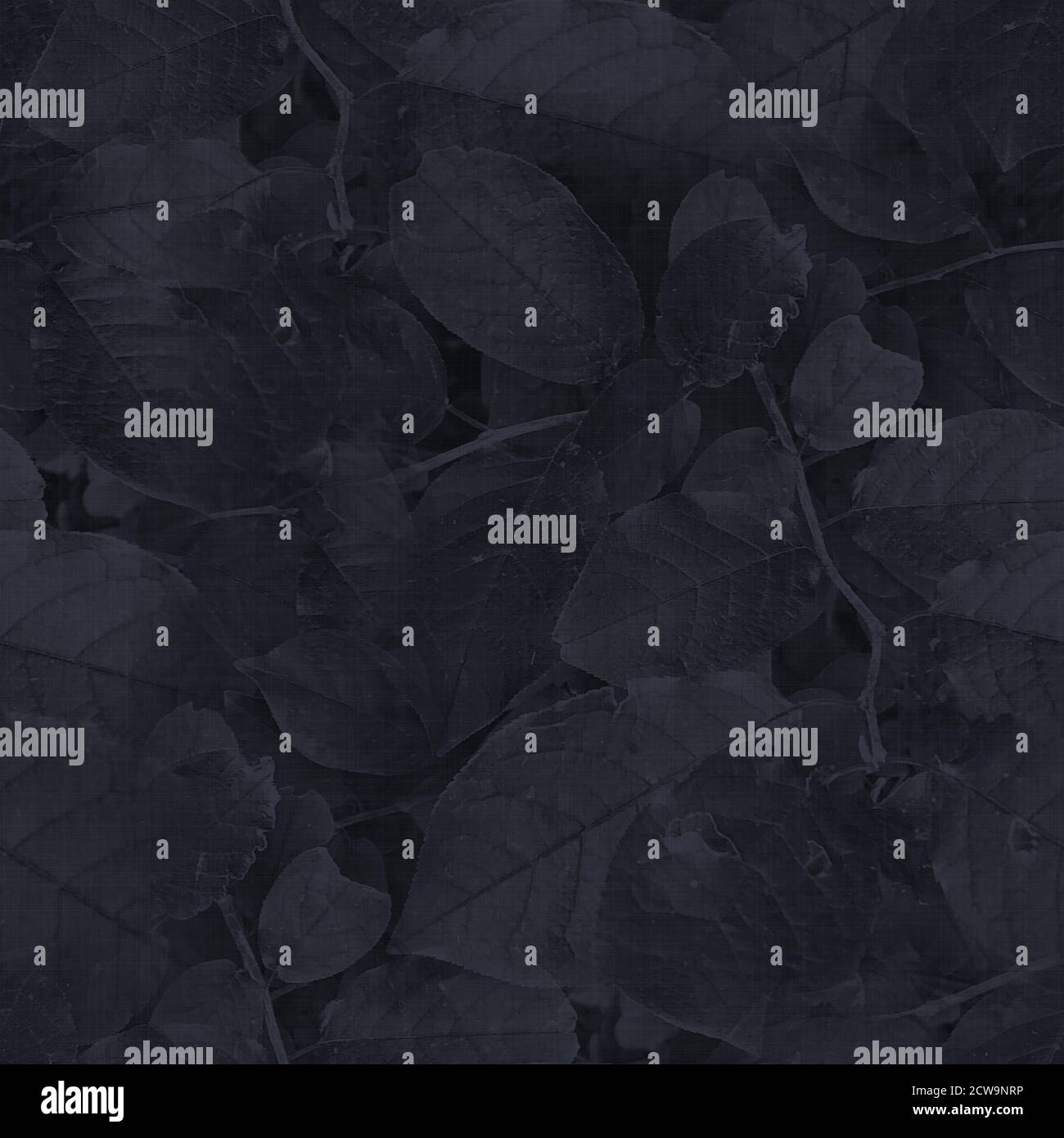 Dark moody almost black leaf seamless pattern Stock Photo - Alamy