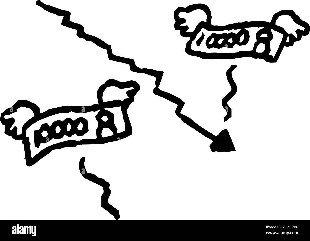 This is a illustration of Monochrome Illustration showing the stock ...