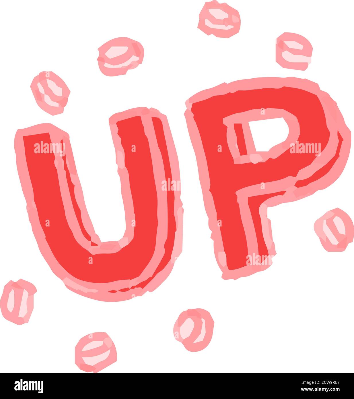 This is a illustration of POP Illustration showing a stock price surge ...