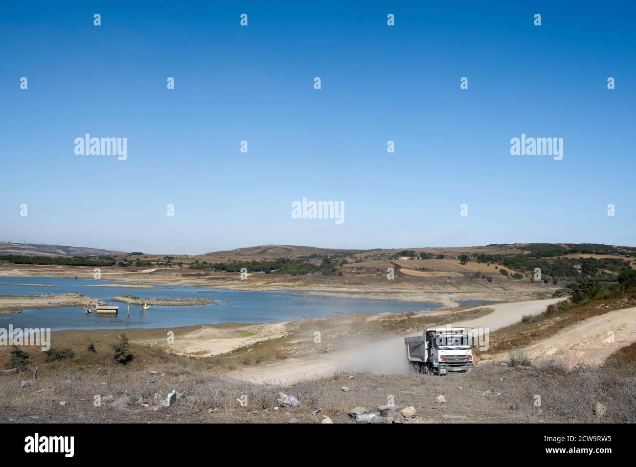 Istanbul, Turkey. 2nd Sep, 2020. A view of the Canal Istanbul Project ...