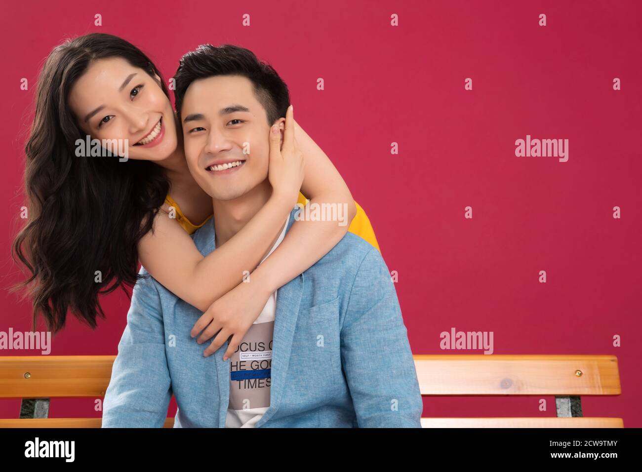 Happy young partner Stock Photo - Alamy